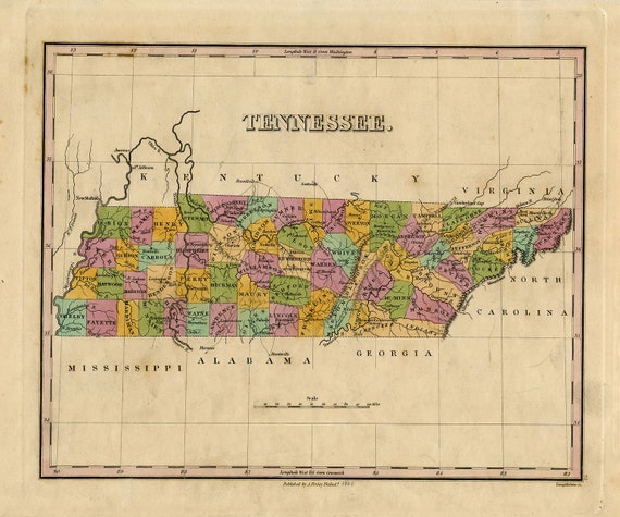 1825 Map Of Middle Tennessee 1825 Huff Bend Ln, Ten Mile, TN 37880
