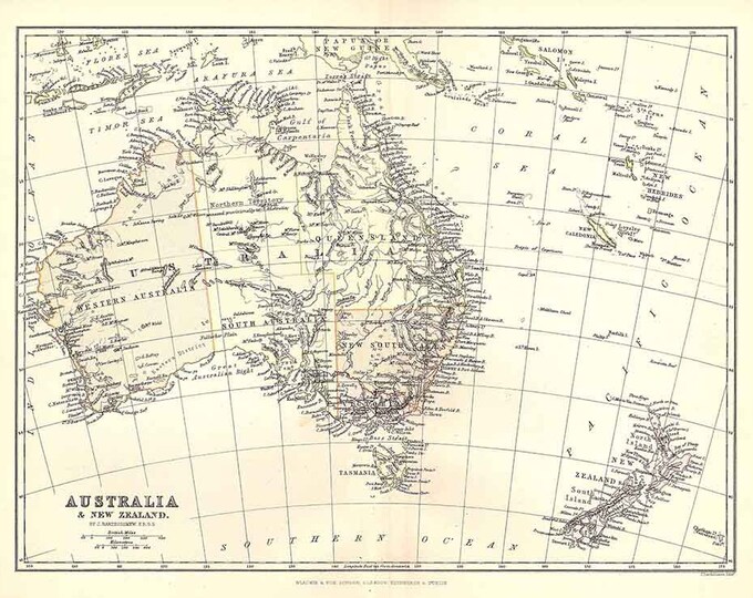 Australia & New Zealand 1826, Australian History, New Zealand History ...