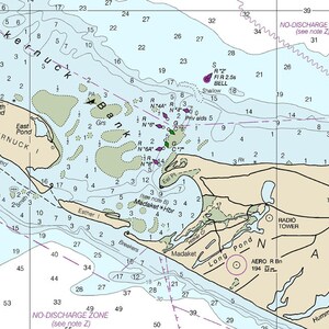 2013 Nautical Map of Nantucket Sound Massachusetts - Etsy