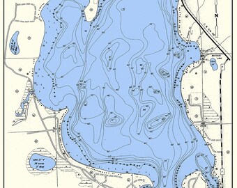 Fence Lake Map - Etsy Australia