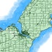 Door County Wisconsin Map - Etsy