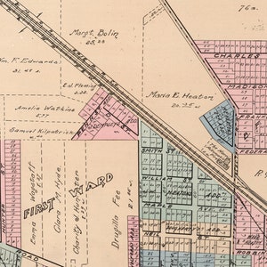 1899 Map of Niles Trumbull County Ohio - Etsy
