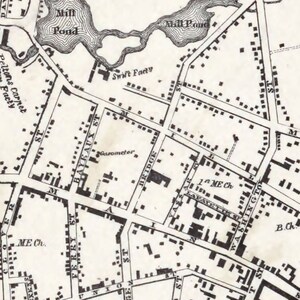 1858 Town Map of Poughkeepsie Dutchess County New York - Etsy