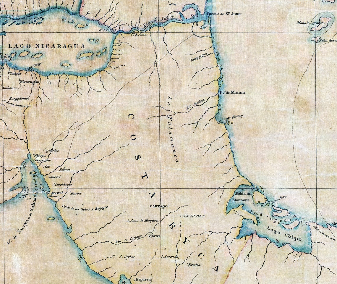 1826 Map of Guatemala - Etsy