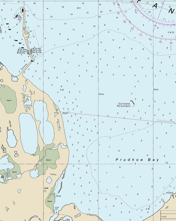 Detailed Prudhoe Bay Map
