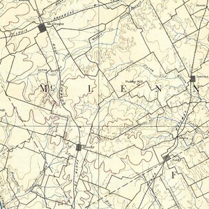 1892 Topo Map of Temple Texas - Etsy