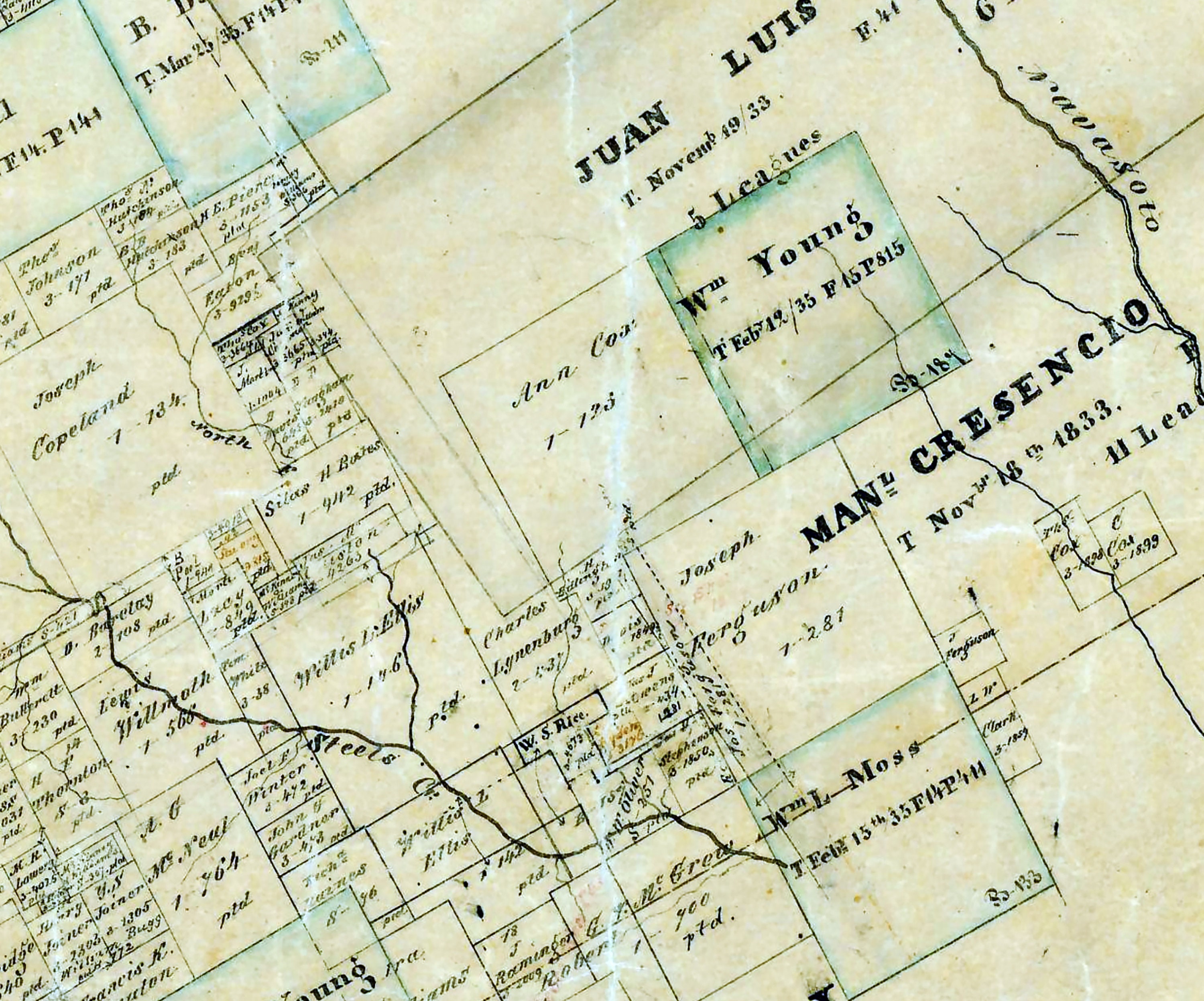 Limestone County Texas Map