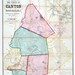 1855 Town Map of Canton Norfolk County Massachusetts - Etsy