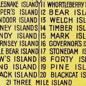 1948 Map of Lake Winnipesaukee New Hampshire - Etsy