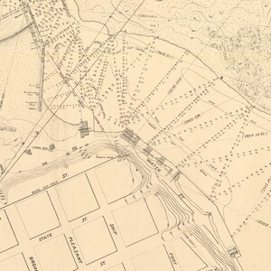 1856 Nautical Chart of St Joseph Harbor Michigan - Etsy