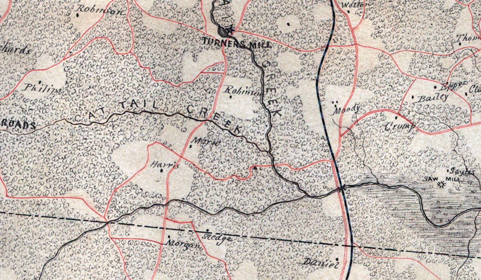 1864 Map of Greensville County Virginia Family Names Genealogy - Etsy