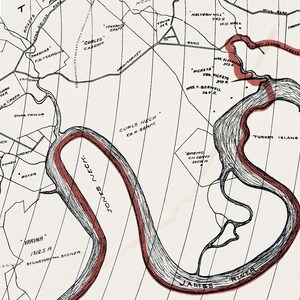 1911 Map of Henrico County Virginia - Etsy