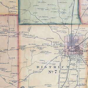 1877 Map of Haywood County Tennessee - Etsy