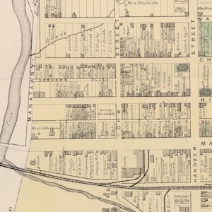 1871 Map of Pottstown Montgomery County Pennsylvania - Etsy