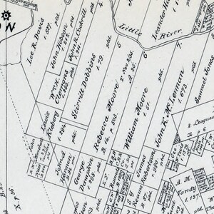 1879 Farm Line Map of Milam County Texas - Etsy