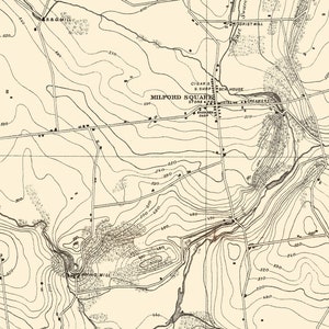 1881 Map of Quakertown Region Bucks County Pennsylvania - Etsy