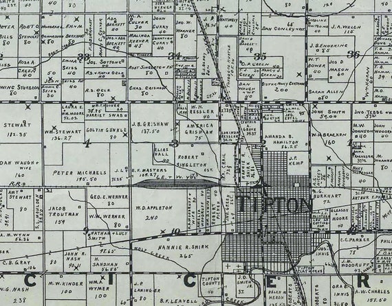 Tipton Indiana Map