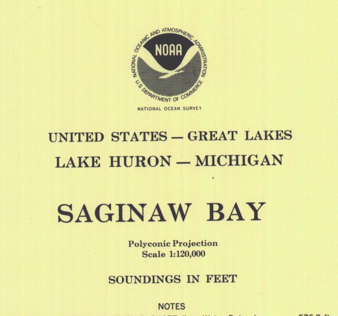 1975 Nautical Map of Saginaw Bay Lake Huron - Etsy 1975 Nautical Map of Saginaw Bay Lake Huron - Etsy