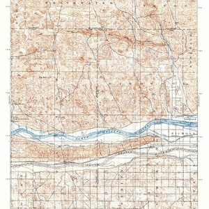 1898 Topo Map of Paxton Nebraska - Etsy UK
