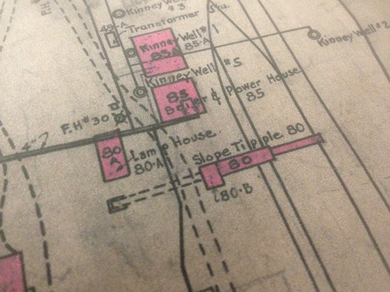 1921 Nemacolin Pa Town Map Reproduction - Etsy