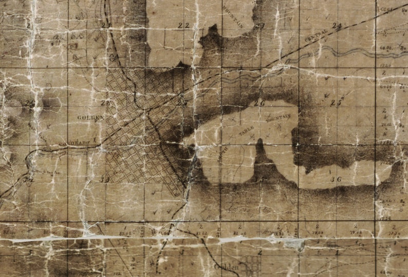 1879 Map of Jefferson County Colorado - Etsy