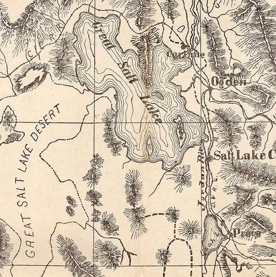 Great Salt Desert Map We Shared This Earlier When @utahwaterres
