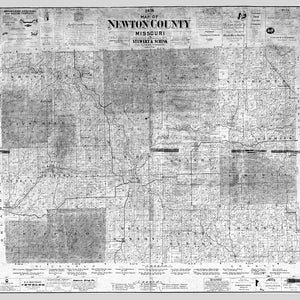 1928 Map of Newton County Missouri - Etsy