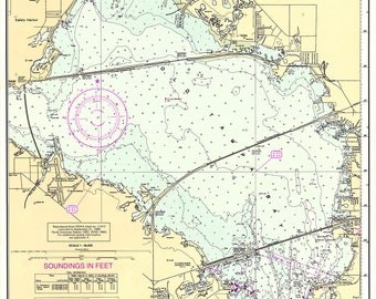 Old Tampa Bay Map - Etsy