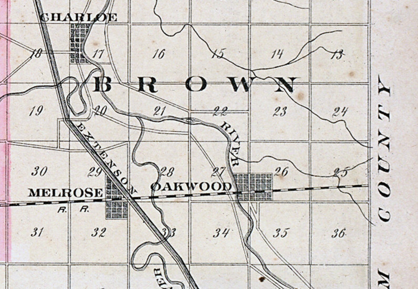 1892 Map of Paulding County Ohio | Etsy