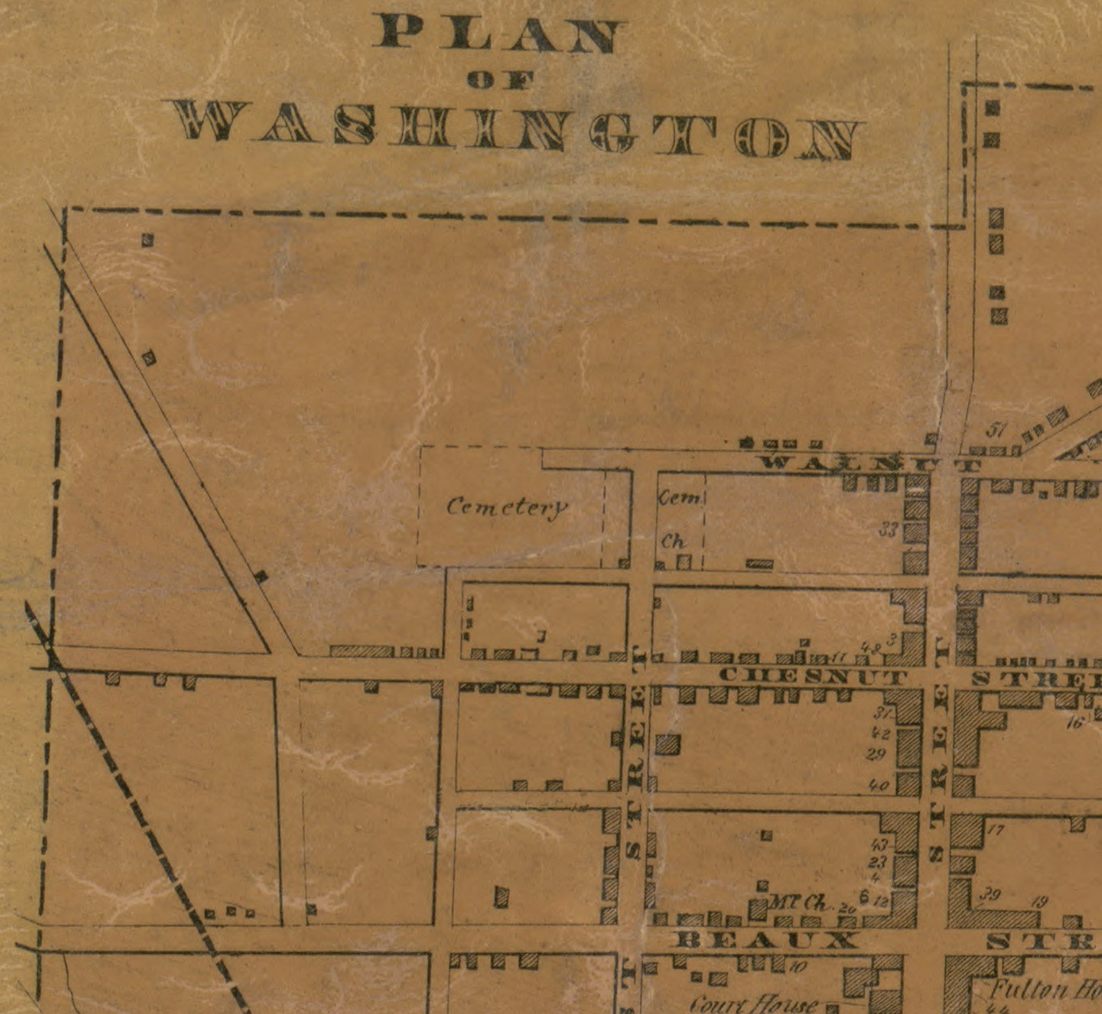1856 Map of Washington County PA From Actual Surveys - Etsy