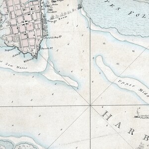 1780 Map of Charleston South Carolina - Etsy