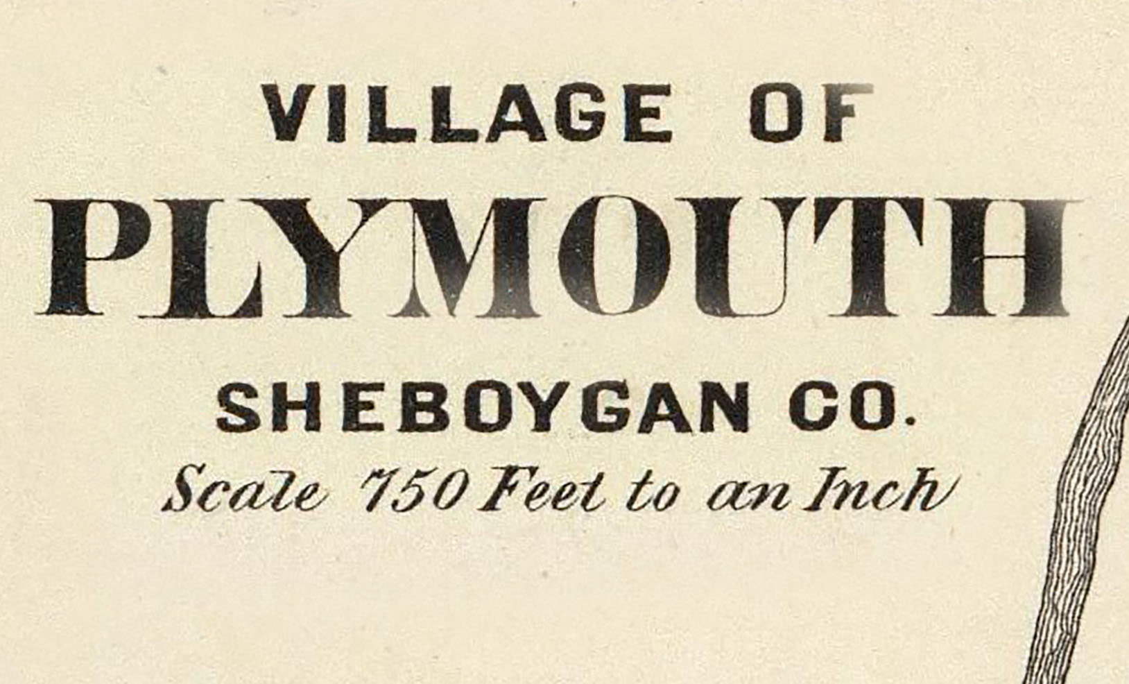 1878 Town Map of Plymouth Sheboygan County Wisconsin - Etsy
