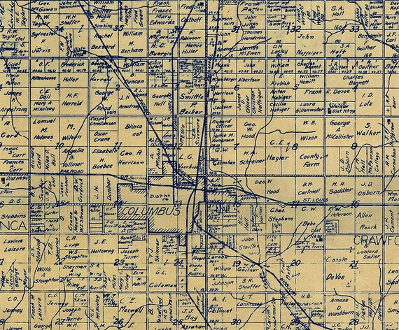 Cherokee Ks Map