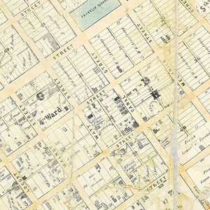 1855 Map of Jeffersonville Clark County Indiana - Etsy