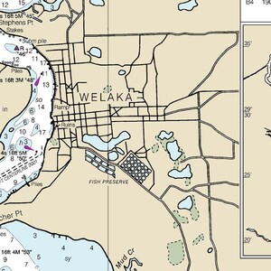 2013 Map of St Johns River & Lake George Florida - Etsy