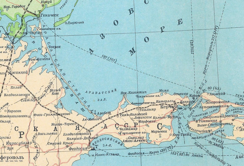 1939 Map of Ukraine - Etsy