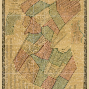 1856 Map of Huntingdon County Pennsylvania - Etsy