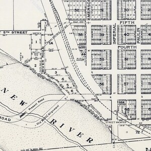 1920 Map of Calexico Imperial County California - Etsy