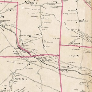1857 Map of Greenburgh Westchester County New York - Etsy