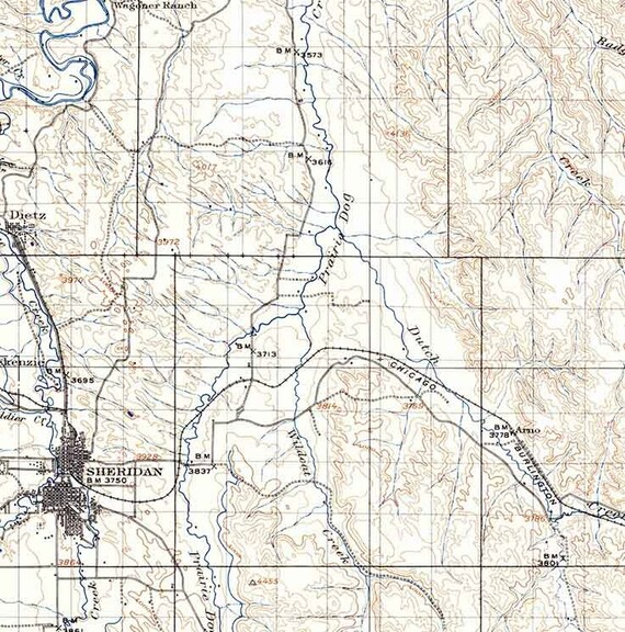 Sheridan Map
