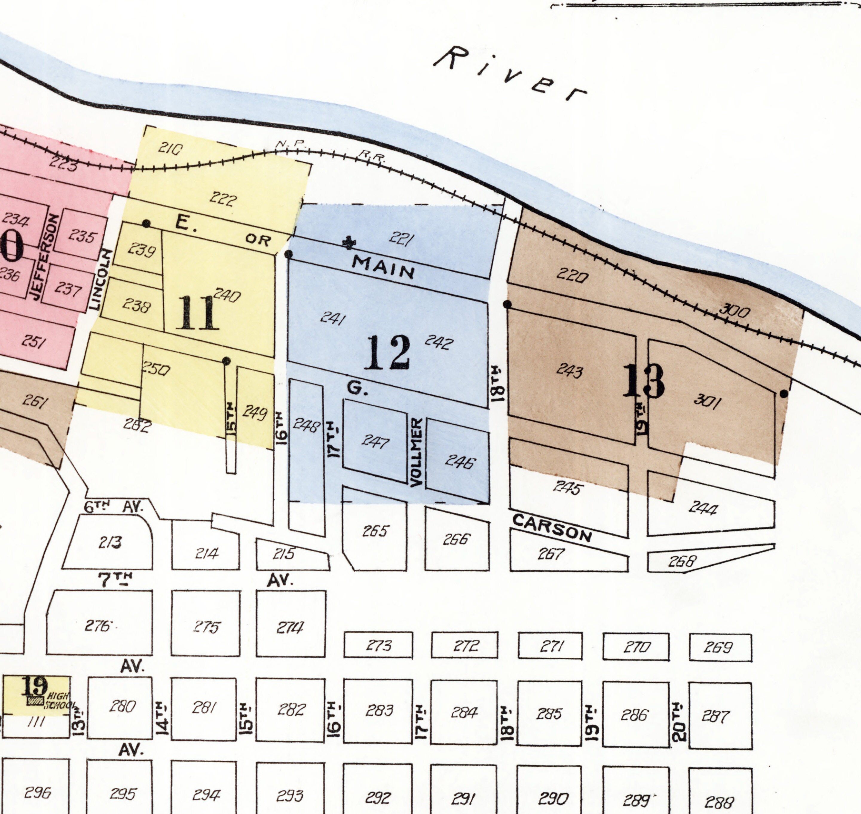 1904 Town Map of Lewiston Nez Perce County Idaho - Etsy