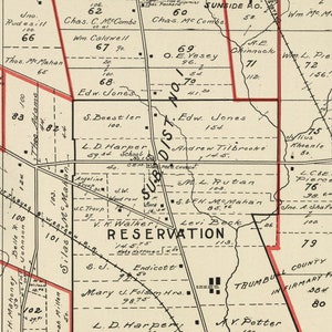 1899 Map of Champion Township Trumbull County Ohio - Etsy