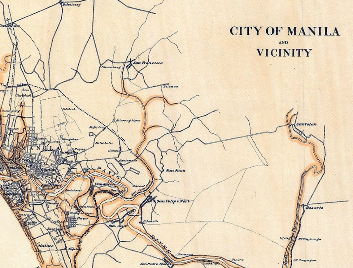 1902 Map of the Philippines - Etsy