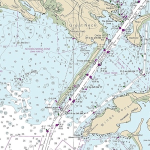 2017 Nautical Map of Buzzards Bay Massachusetts - Etsy