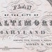 1851 Map of Baltimore Maryland - Etsy