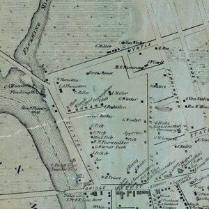 1859 Map of Flushing New York - Etsy