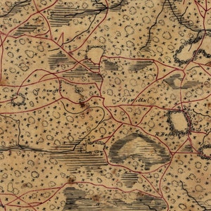 1863 Map of Brunswick County North Carolina - Etsy