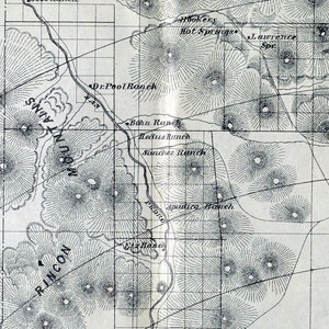1904 Map of Cochise County Arizona - Etsy