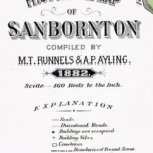 1882 Map of Sanbornton New Hampshire - Etsy