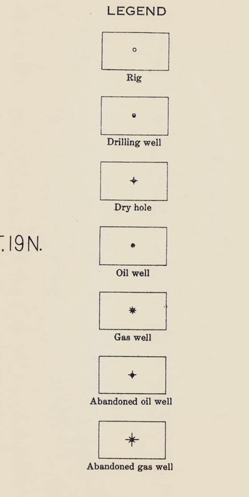 1917 Map of the Cushing Oil Field Oklahoma - Etsy